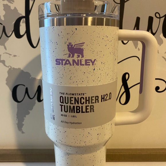 Stanley | Dining | Stanley 4oz Cream Speckle Quencher Tumbler New ...